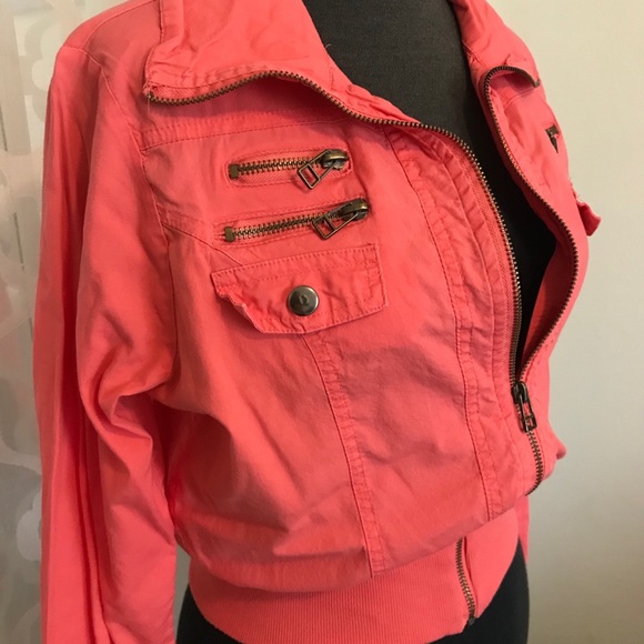 Jackets & Coats | Stylish Coral Jacket | Poshmark